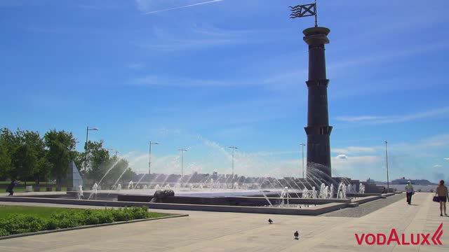 Реконструкция фонтана "Маяк" в Санкт-Петербурге 2015