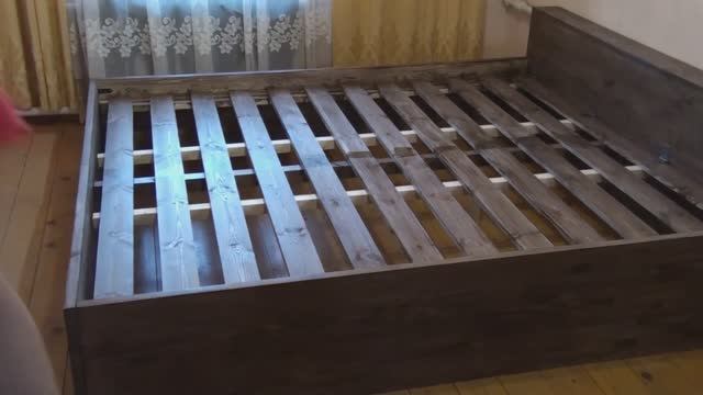 Двуспальная кровать на дачу 180х200