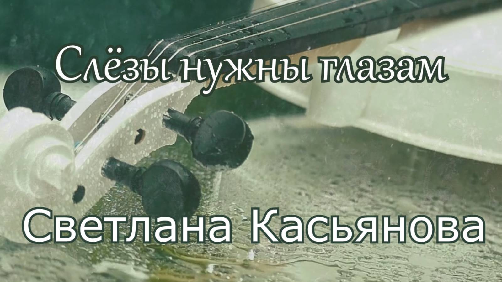 Светлана Касьянова. песня - "Слёзы нужны глазам."