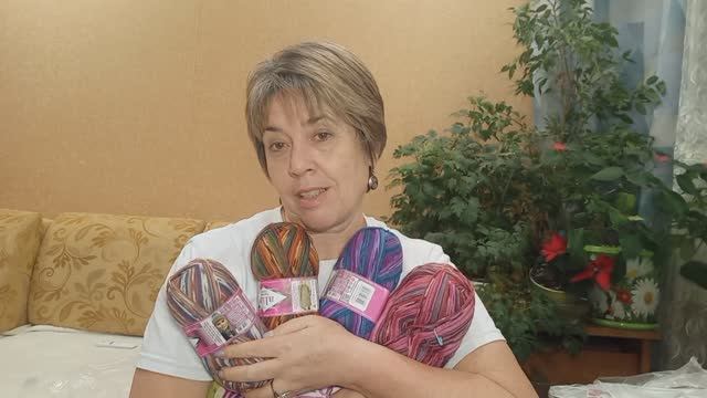 Накупила красоты. Теперь навяжу разные носки