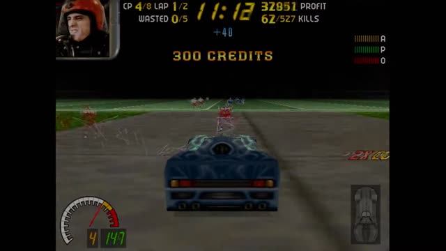 Ferrari F40 in Carmageddon (3dfx Voodoo2 in MS-DOS)