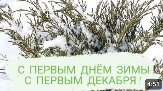 С ПЕРВЫМ ДНЁМ ЗИМЫ ! С ПЕРВЫМ ДЕКАБРЯ !