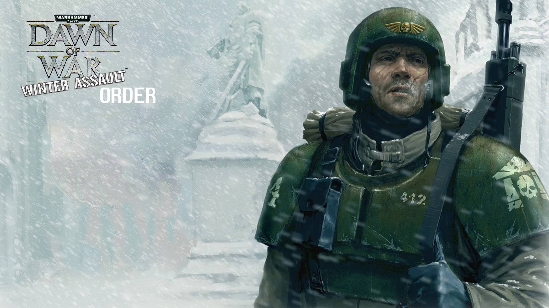 Просто охреневшие орки и реально вечных хаос в Warhammer 40.000 winter assuant #6