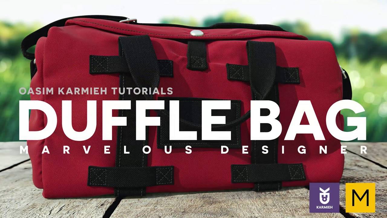 Marvelous Designer Tutorial：Как создать спортивную сумку