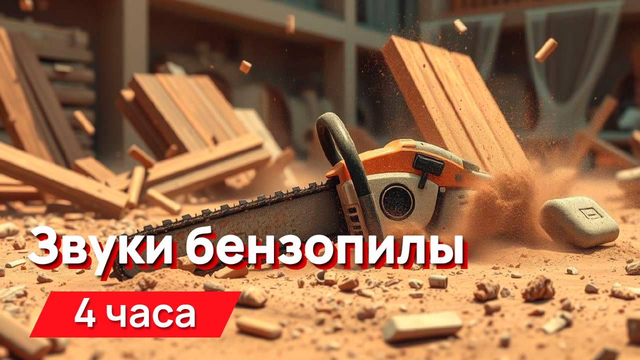 Месть соседям - звуки бензопилы 4 часа