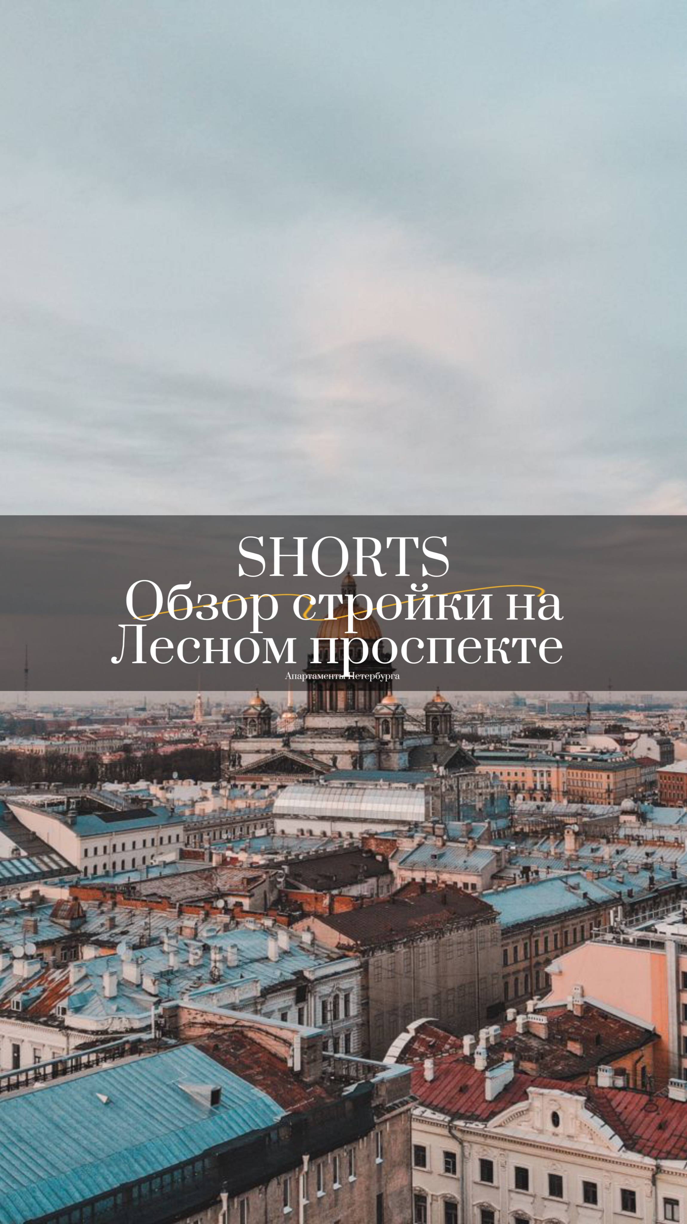 Строящийся объект Лесной проспект дом 3 Shorts