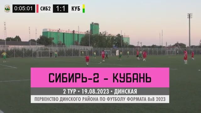 Сибирь-2 - Кубань | 19.08.2023