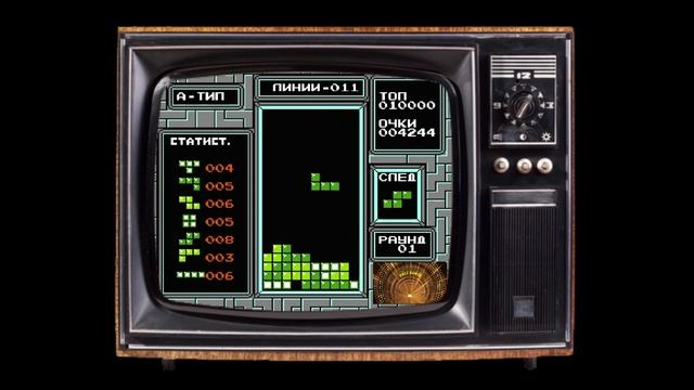 Денди - TETRIS а-тип раунд 00-02