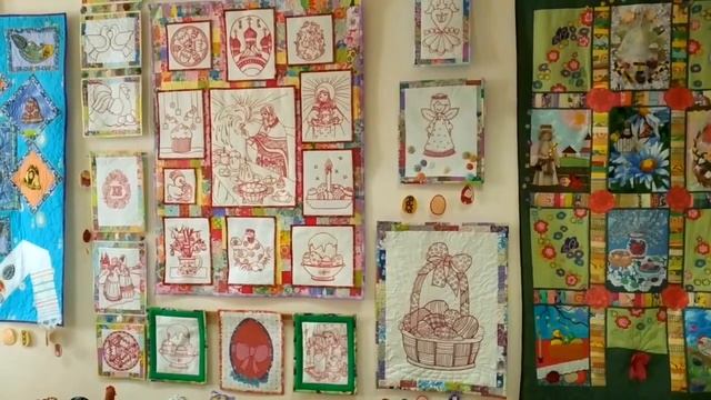 Клуб лоскутного шитья Рошва, г.Полоцк. Пасхальные мотивы 2023 год