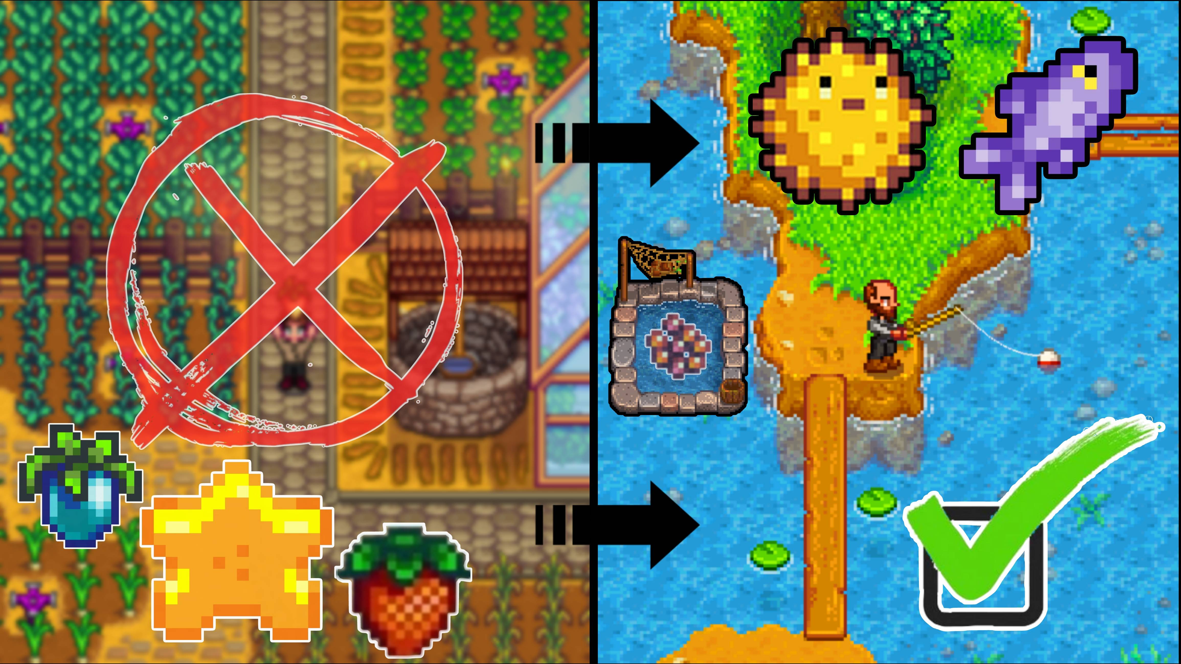 Прохождение Stardew Valley за Рыбака! | "Приезжий рыбак"