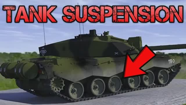 Коротко про танковую пневматическую подвеску и торсионную подвеску