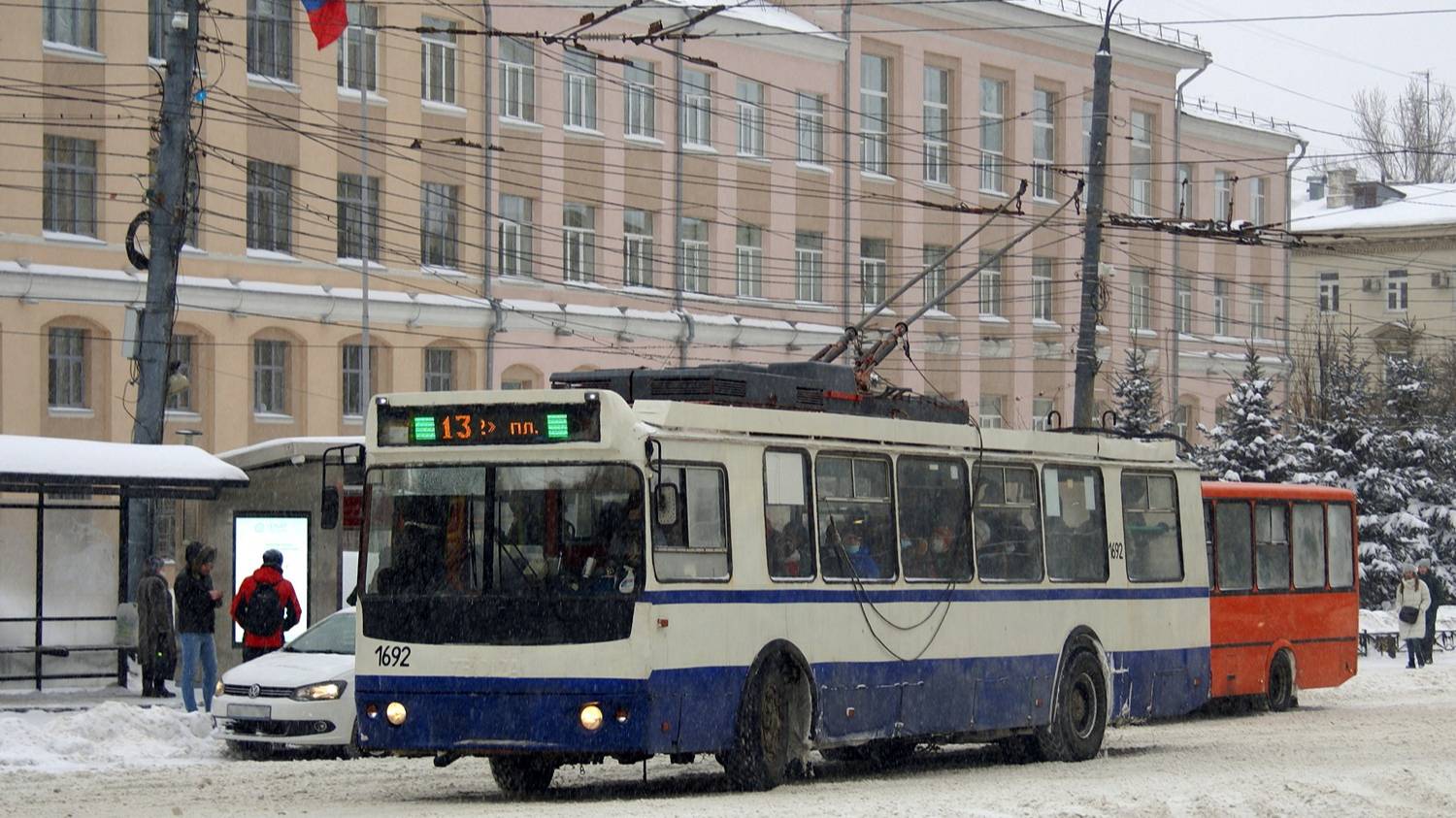 20200902 07 32 46 Поездка по 13 маршруту троллейбуса   Нижний Новгород 1692.