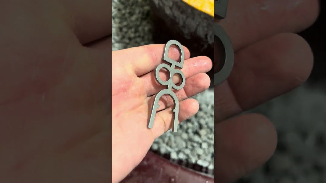 1 фракция голтовки #галтовка #металлообработка # #лазернаярезкаметалла #металлоизделия #фрезеровка