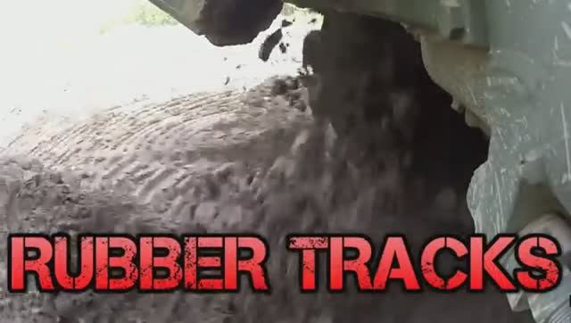 Коротко про резиновые гусеницы для танков