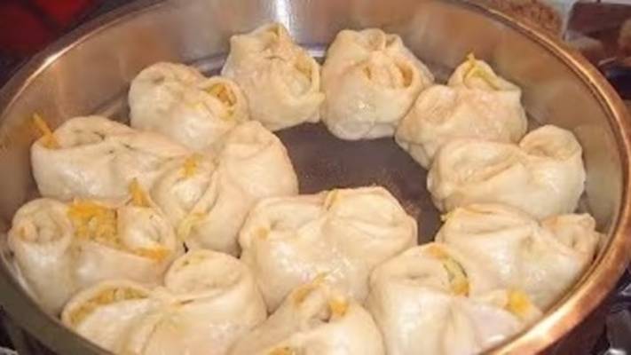 Манты с тыквой.Маринкины творинки