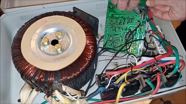 Ремонт стабилизатора SUNTEK 11000 ВА.