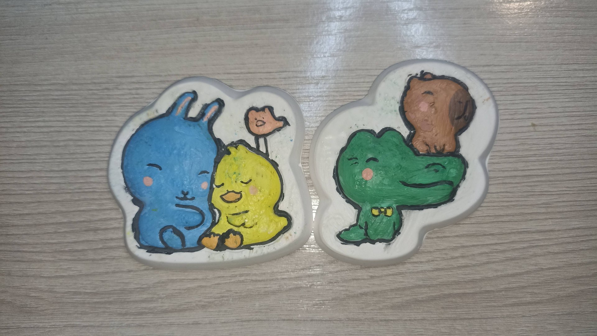 Магниты из гипса