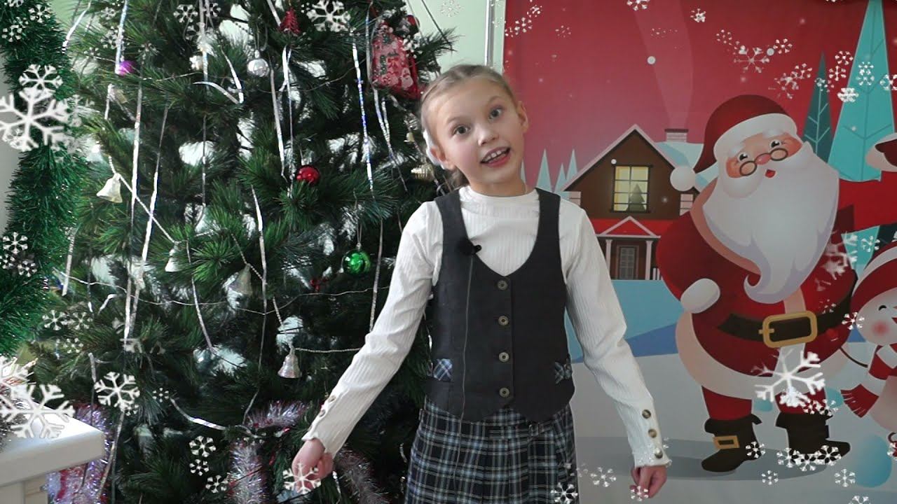 Новогодние стихи. С. Михалков "В лесу стояла ёлочка". Читает Васильева Лиза