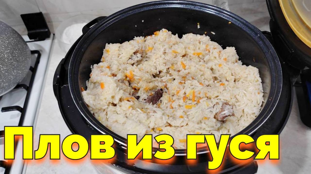 Рецепт вкуснейшего плова из гуся в мультиварке Редмонд