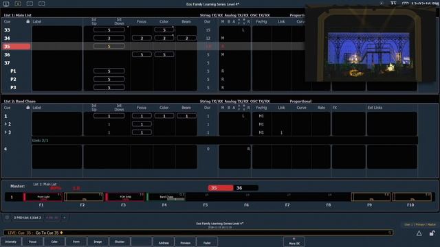 Учебный видеокурс Eos IV. Сброс уровня каналов