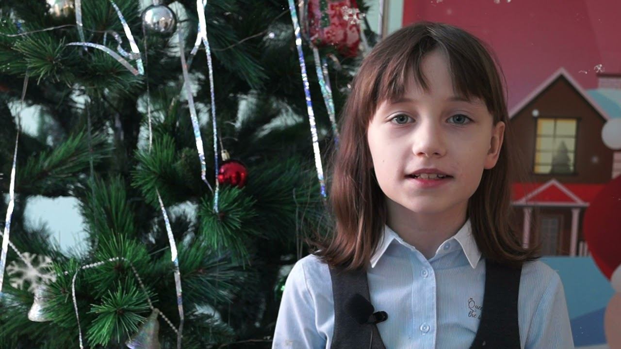 Новогодние стихи. "Отрывок из романа "Евгений Онегин". Читает Красильникова Даша