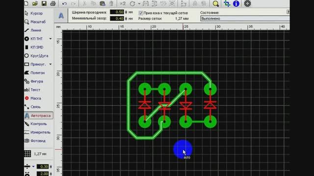 Рисуем диодный мост в Layout 6.0 с переменным успехом. Серия 2.
