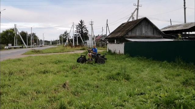 Испытания переднего адаптера к мотоблоку