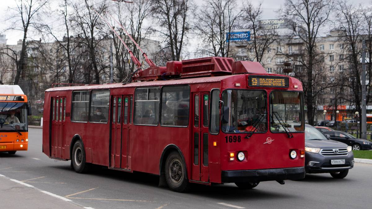 20200902 14 06 06 Поездка по 13 маршруту троллейбуса   Нижний Новгород 1698.