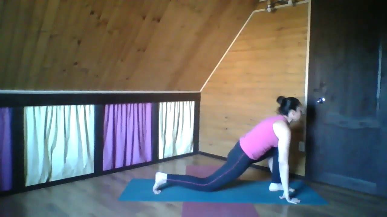 Дыхание капалабхати + Сурья Намаскар