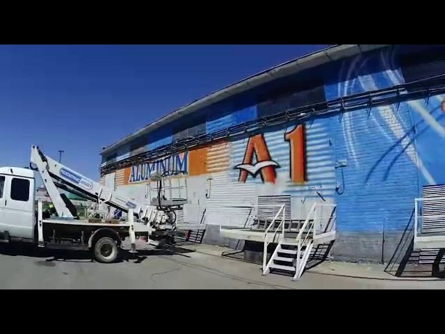 Аэрография на Казахстанском электролизном заводе