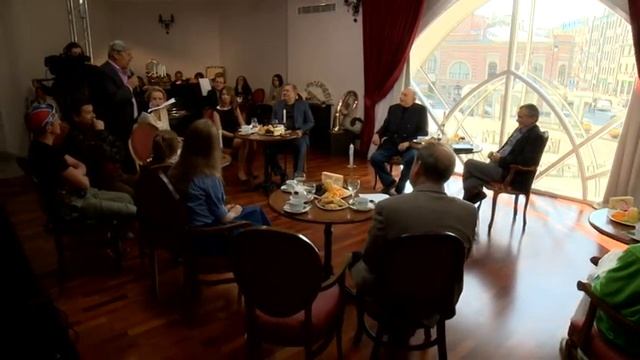 Театральная гостиная с Валентином Гафтом и Рудольфом Фурмановым. 2014 год