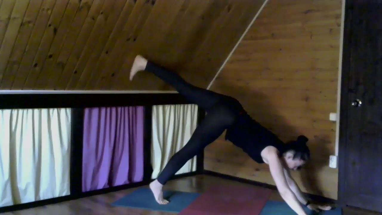 Подготовка к поперечному шпагату (самаконасана) - 40мин.