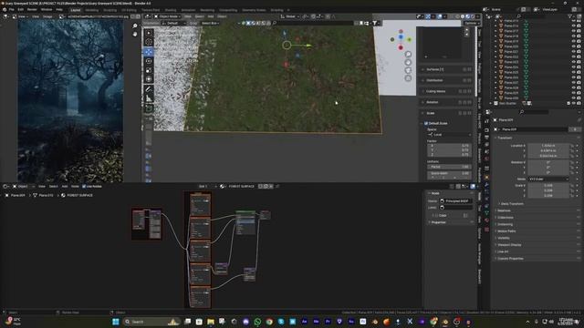10 How to add Material on Plane