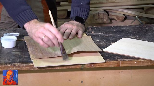 Как быстро и легко наклеить шпон ценных пород на фанерное основание