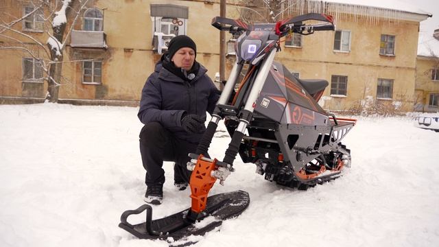 Большой обзор ELIQ ГорникТОП электро сноубайк
