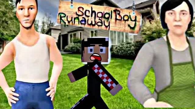 Впервые Играю в School Boy Runaway В Майнкрафт😱
