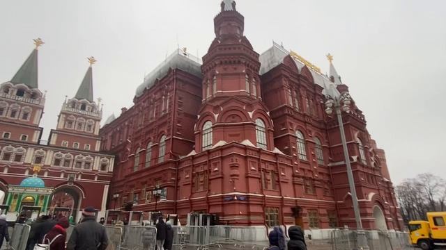 Новогодняя Москва. Красная площадь. январь 2025г