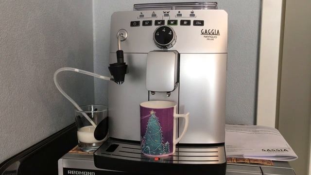 Автоматическая кофемашина Gaggia NAVIGLIO Deluxe: как приготовить капучино