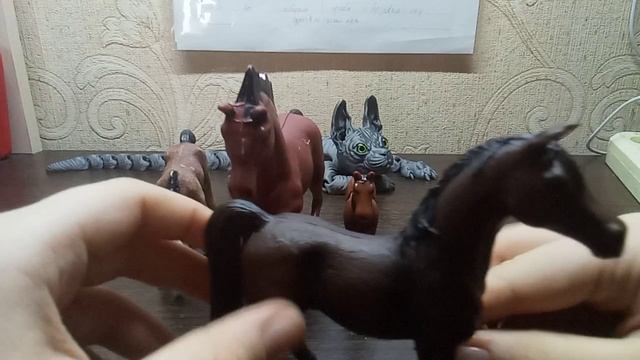 обзор на мою большую коллекцию лошадей