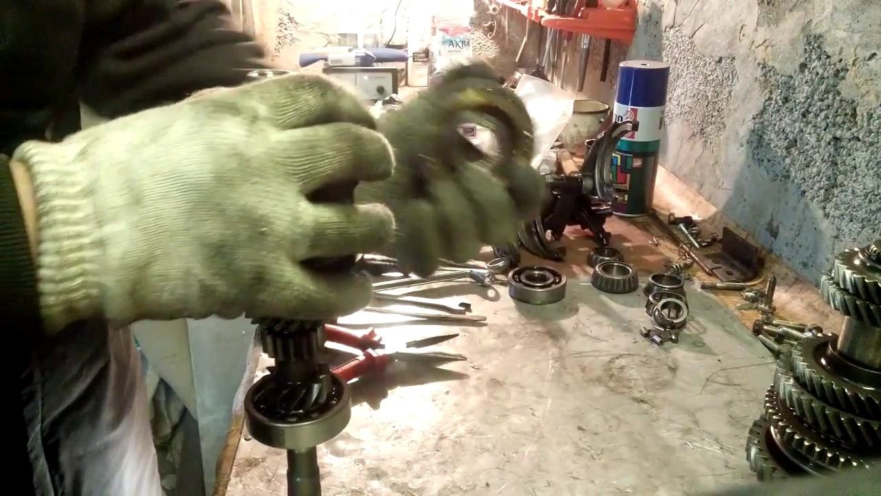 Переборка коробки Geely MK (ч4.)