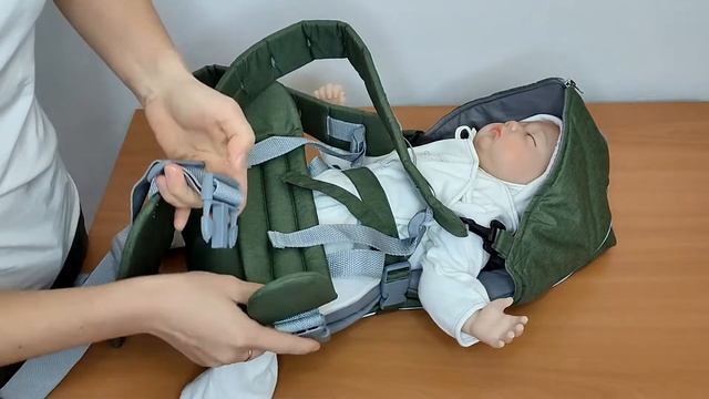 Положение "лежа" в рюкзаке-кенгуру от ТМ Чудо-Чадо