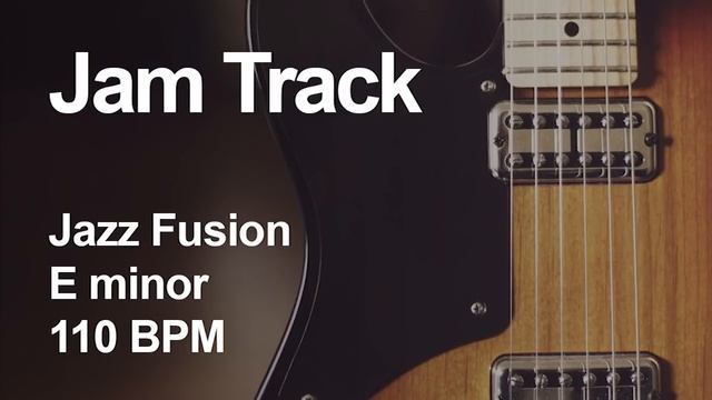 Jazz Fusion Jam Track in E minor - BJT #1