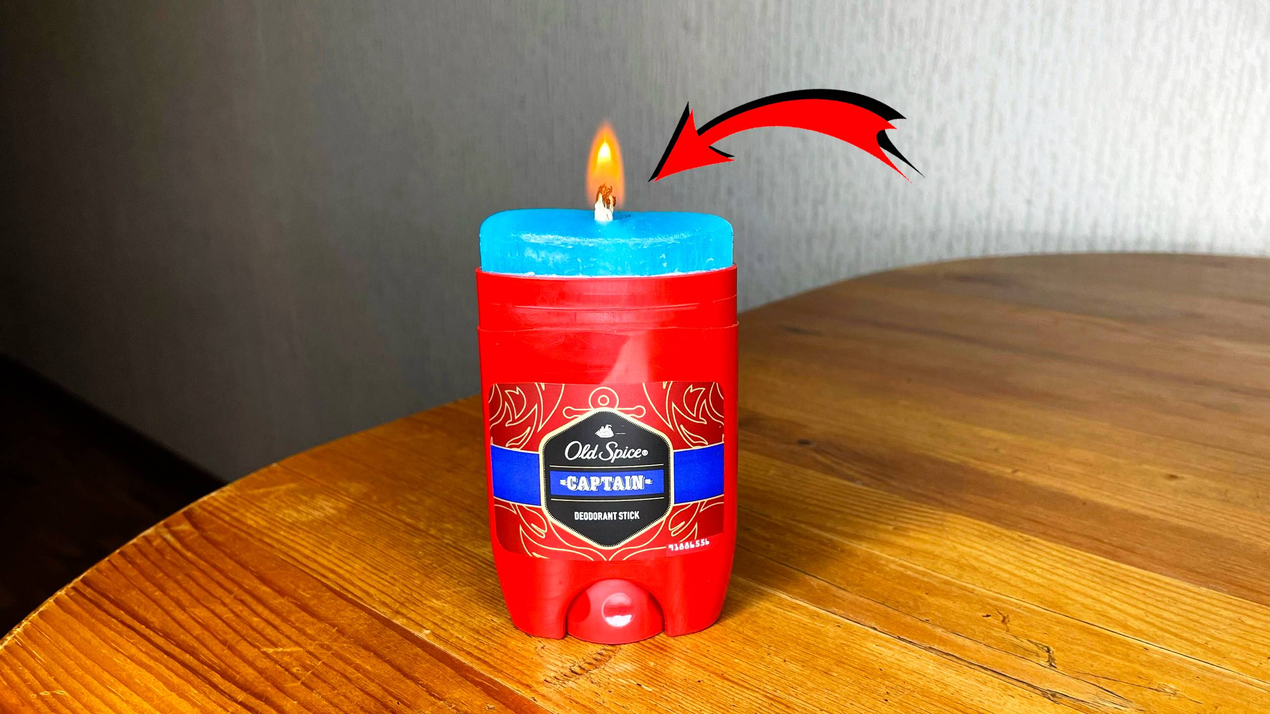 ВСТАВЬТЕ ФИТИЛЬ в ТВЁРДЫЙ ДЕЗОДОРАНТ OLD SPICE и ВЫ БУДЕТЕ УДИВЛЕНЫ!!!