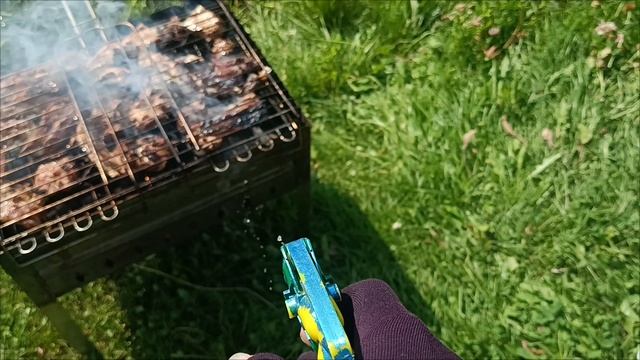 Как поливать шашлыки