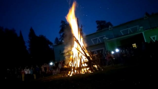 Прощальный костёр в Сибирской сказке