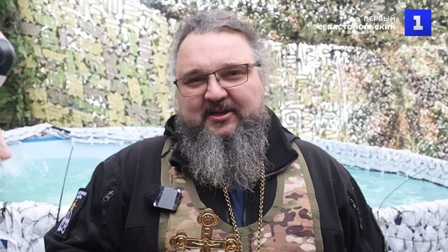 В Запорожской области бойцы отряда «Барс» окунулись в купели