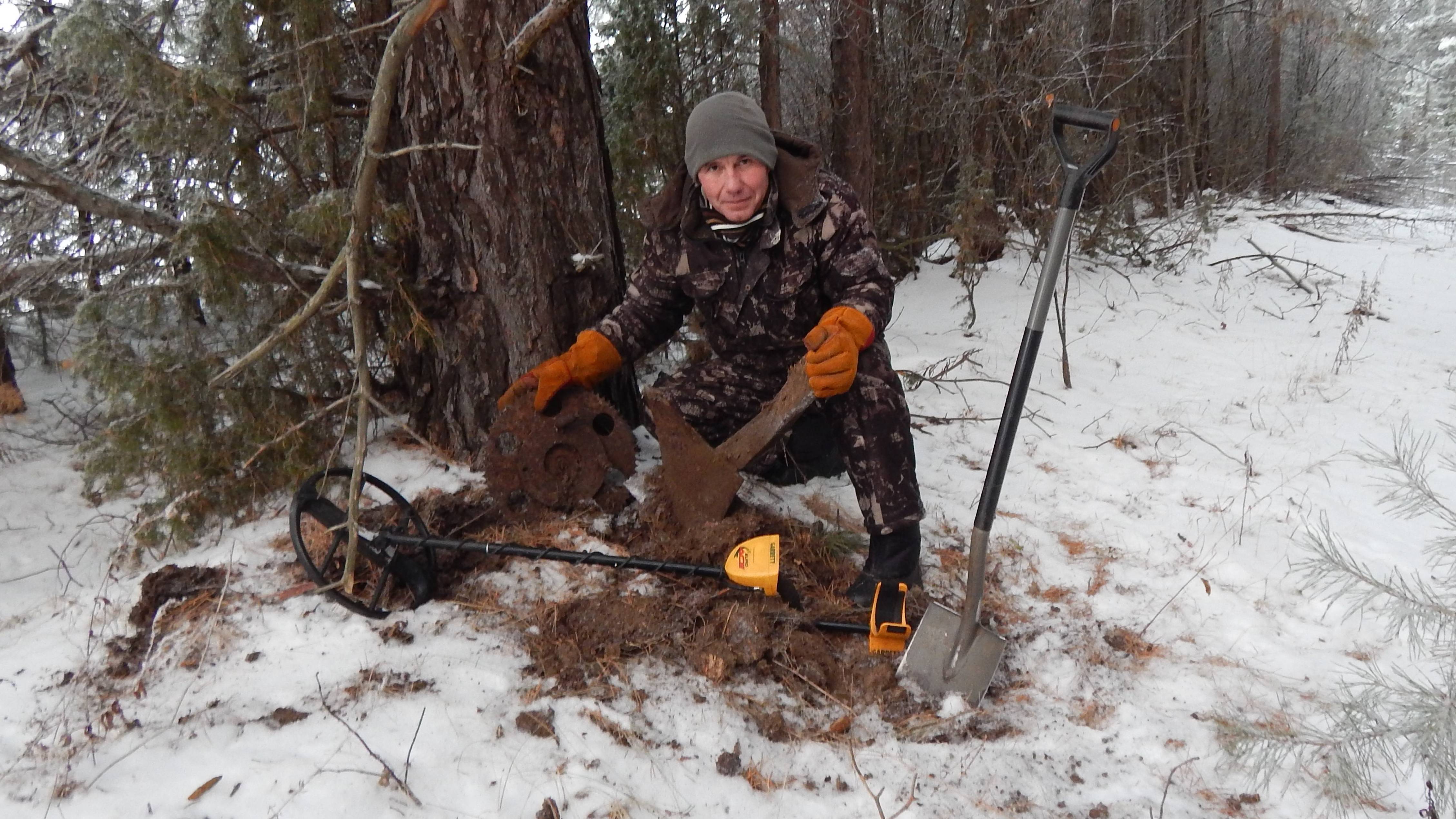 Зимний ❄❄❄ коп в полях ⛏⛏⛏