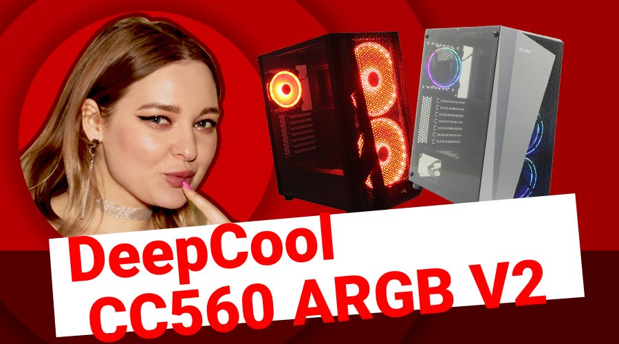 НИКС Компьютерный Супермаркет: видео про Корпус DeepCool CC560 ARGB V2 Черный без БП с окном