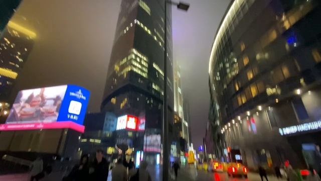 Новогодняя Москва Сити январь 2025г
