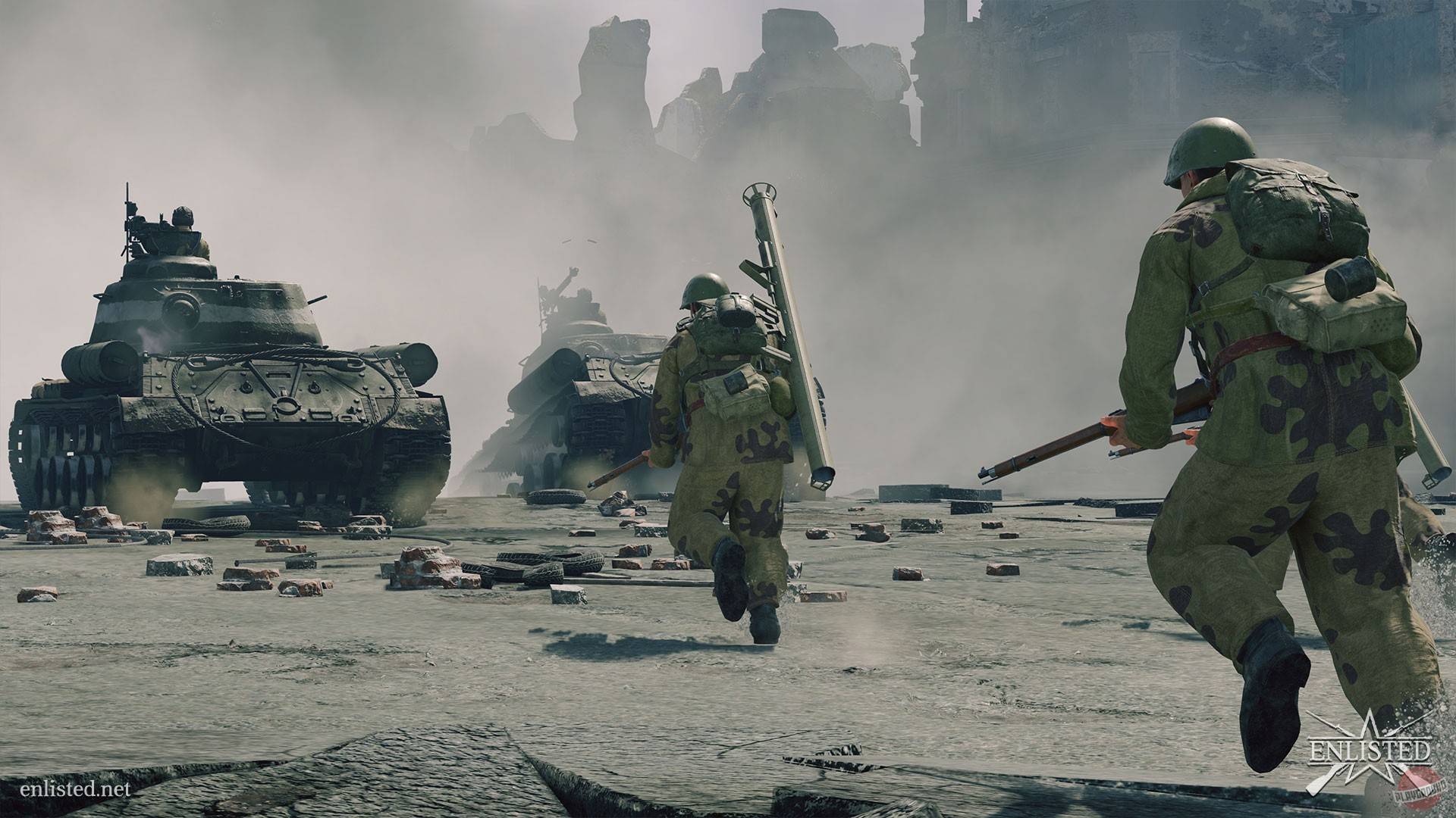 Enlisted. Село Покровское. Штурм. Когда командная игра оставляет желать лучшего. #Enlisted